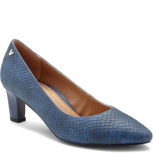 Vionic | Shoes | New Vionic Womens Mia Heeled Shoe In Blue | Poshmark